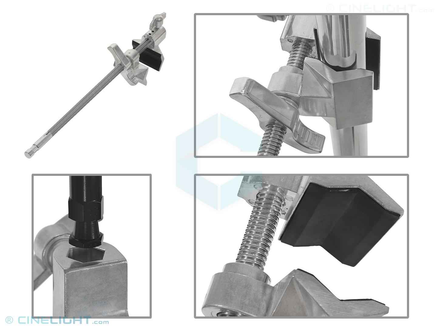 Vise Clamp with 16 mm Pin & Receiver - Long